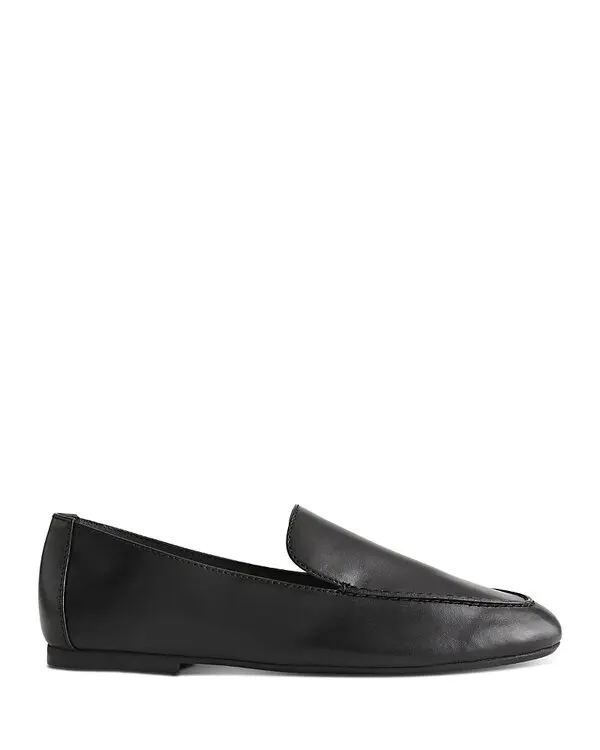 Madewell Dolli Glove Leather Loafers - True Black