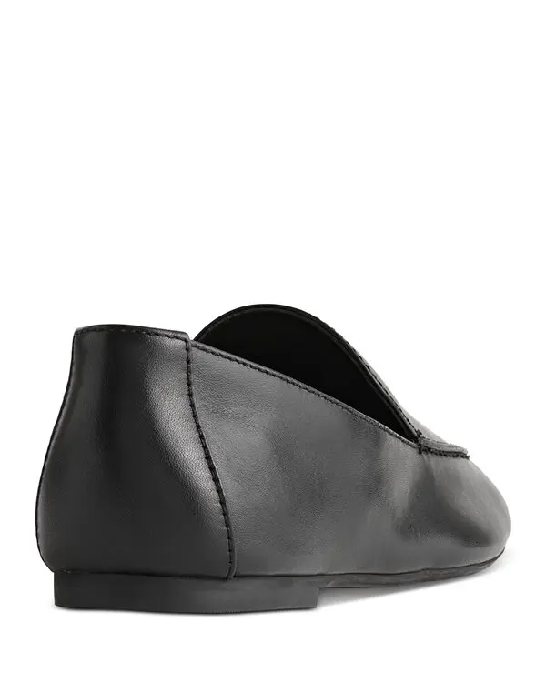 Madewell Dolli Glove Leather Loafers - True Black