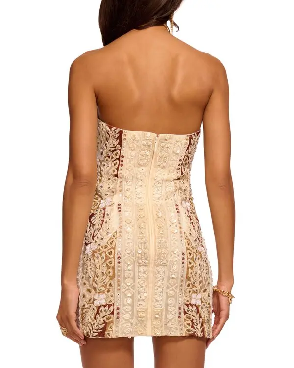 Ramy Brook Doris Beaded Sheath Dress