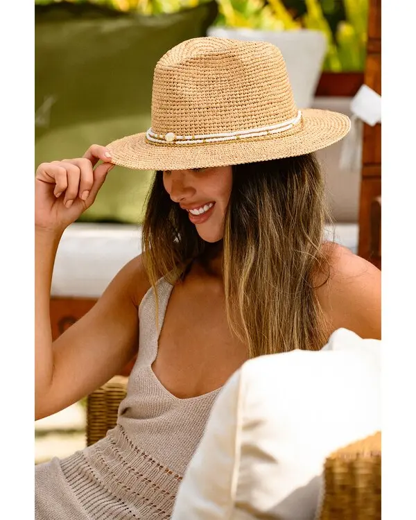 PHYSICIAN ENDORSED Arielle Raffia Sun Hat