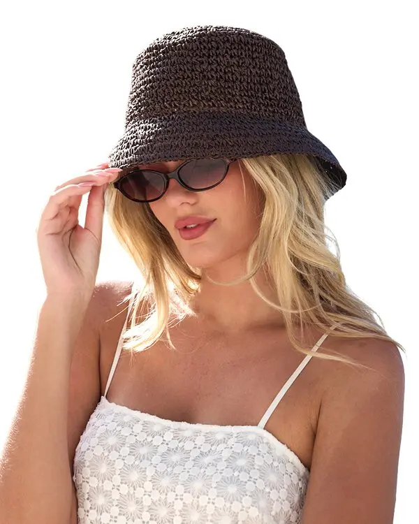 PHYSICIAN ENDORSED Autumn Straw Bucket Hat