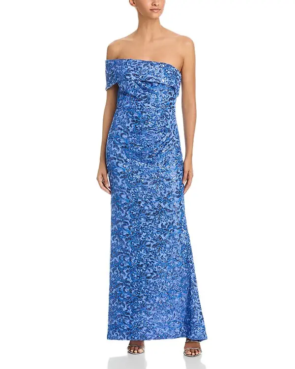 Eliza J One-shoulder Maxi Dress