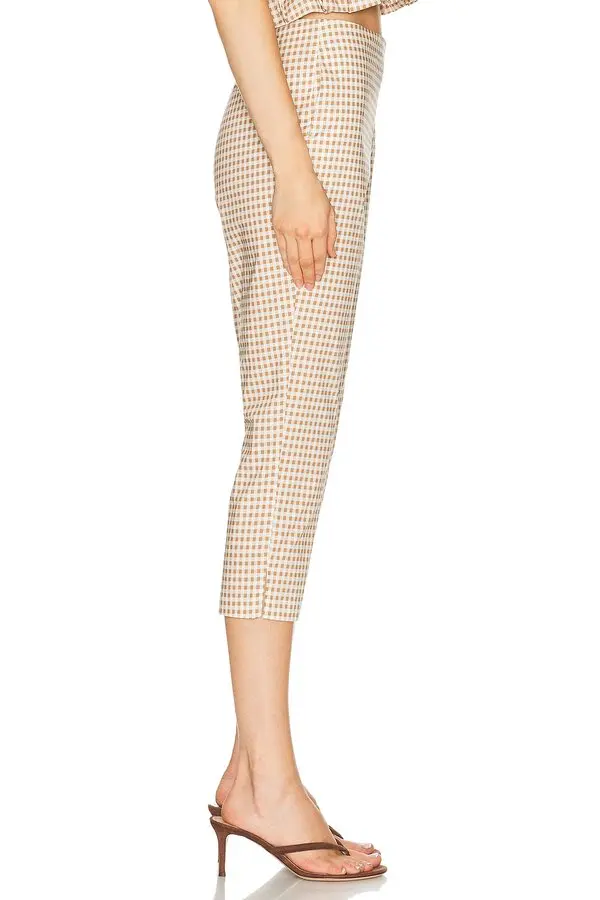 Caroline Constas Andi Capri Pant - Beige