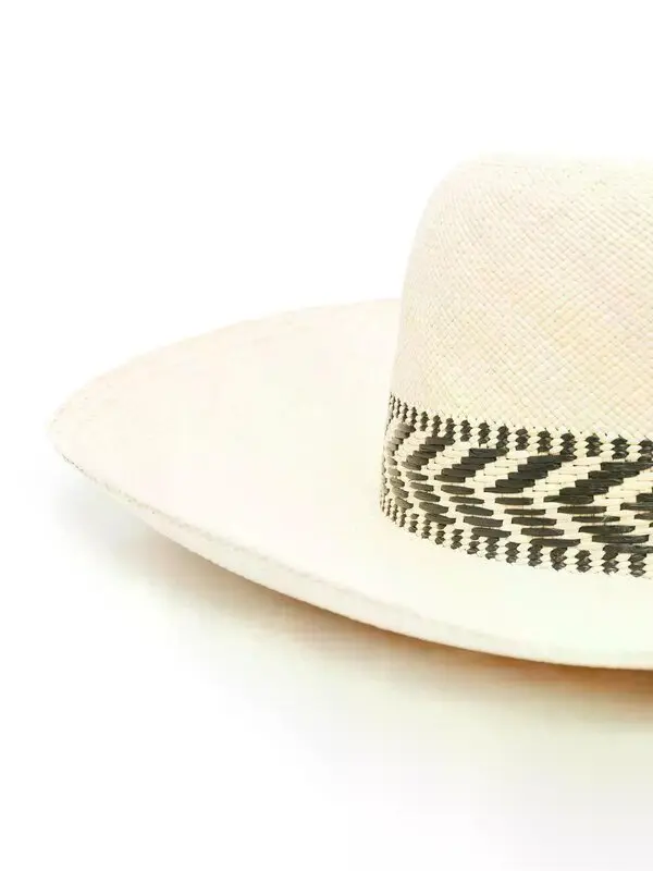 Borsalino Interwoven Panama Hat