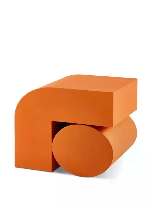 POLSPOTTEN Kombo Geometric Side Table - Orange