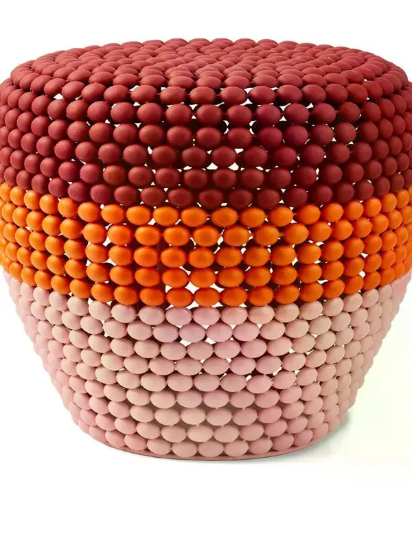 POLSPOTTEN Dot Striped Stool