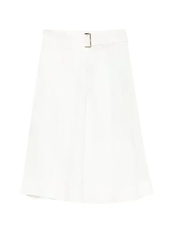 Herno Textured Belted Midi Skirt