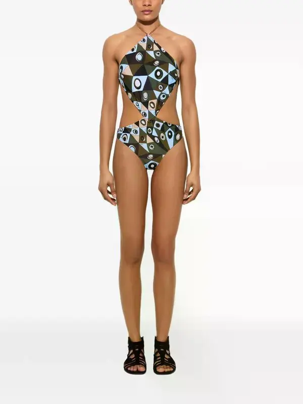 Emilio Pucci Occhi-print Trikini