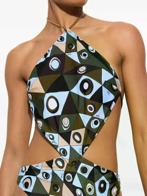 Emilio Pucci Occhi-print Trikini