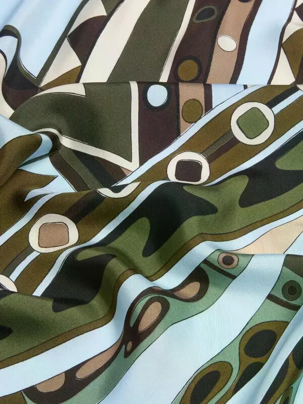 Emilio Pucci Mixed-print Silk Stole