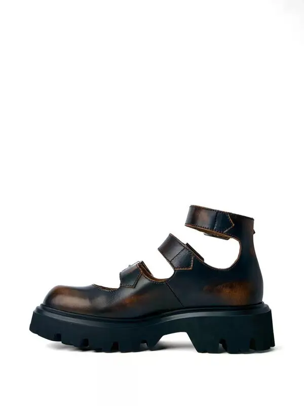 VIVIENNE WESTWOOD Bacchus Buckle-straps Leather Boots