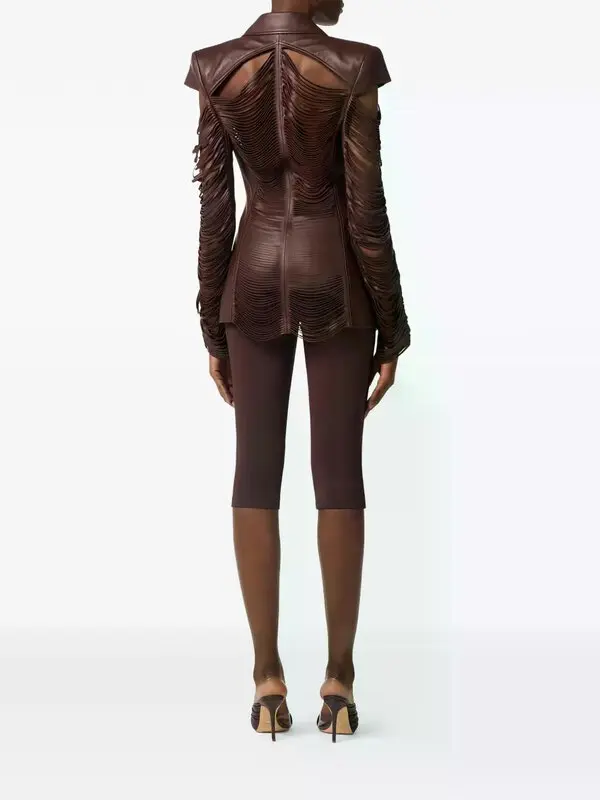Elisabetta Franchi Capri Trousers With Satin Inserts