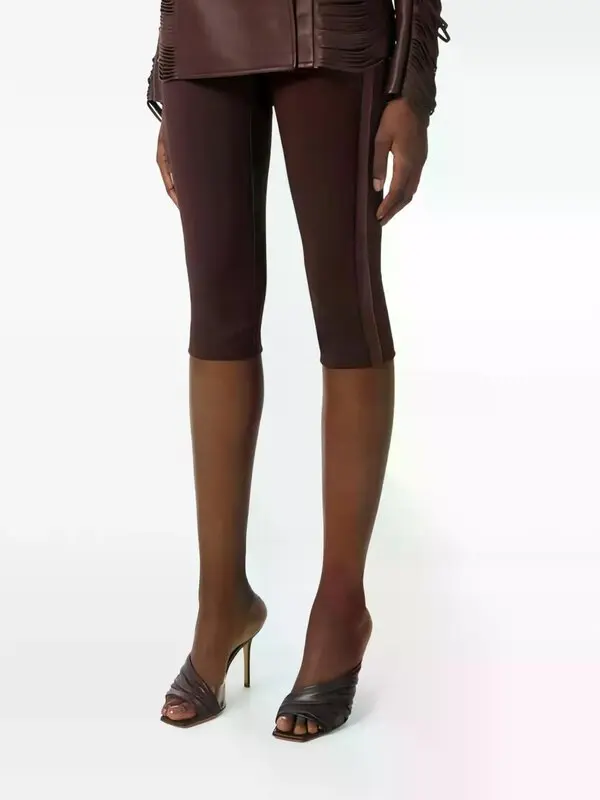 Elisabetta Franchi Capri Trousers With Satin Inserts