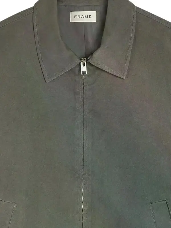 FRAME Zip Pockets Jacket - Grey