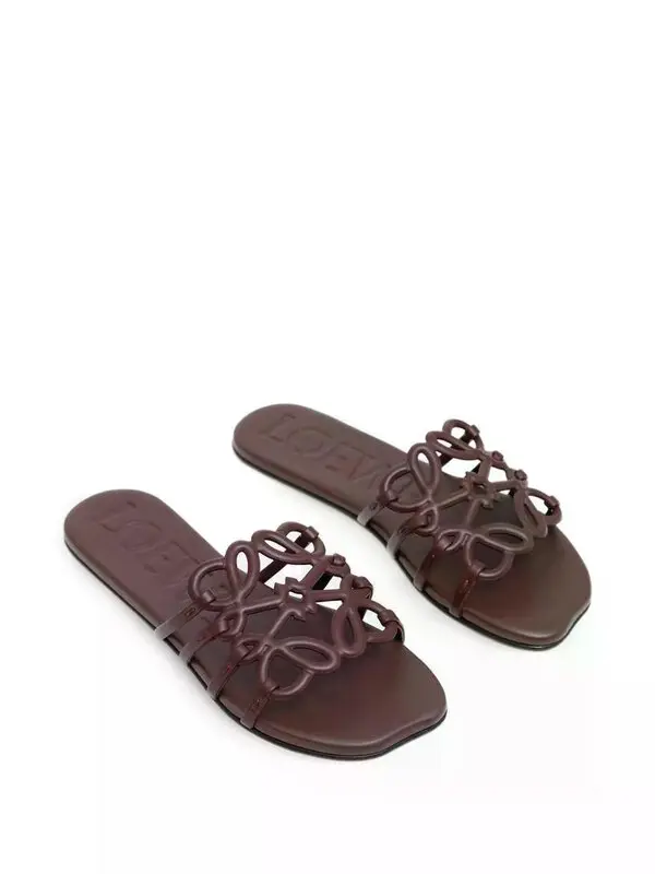 Loewe Cut-out Strap Sandals - Red