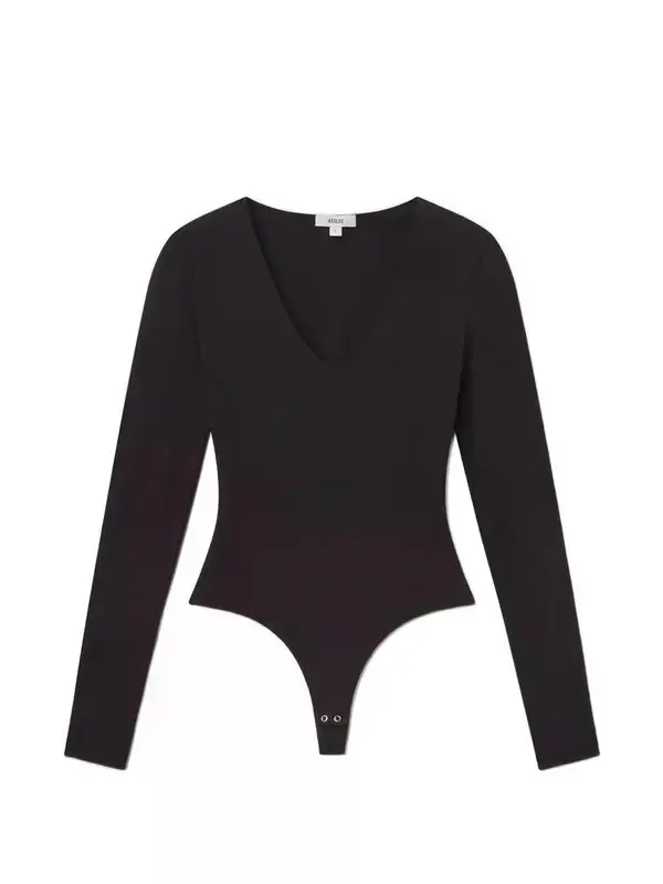 AGOLDE Long-sleeve V-neck Bodysuit