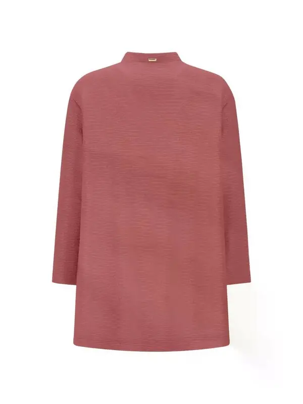 Herno Mid-length Coat With Stand Collar - Pink
