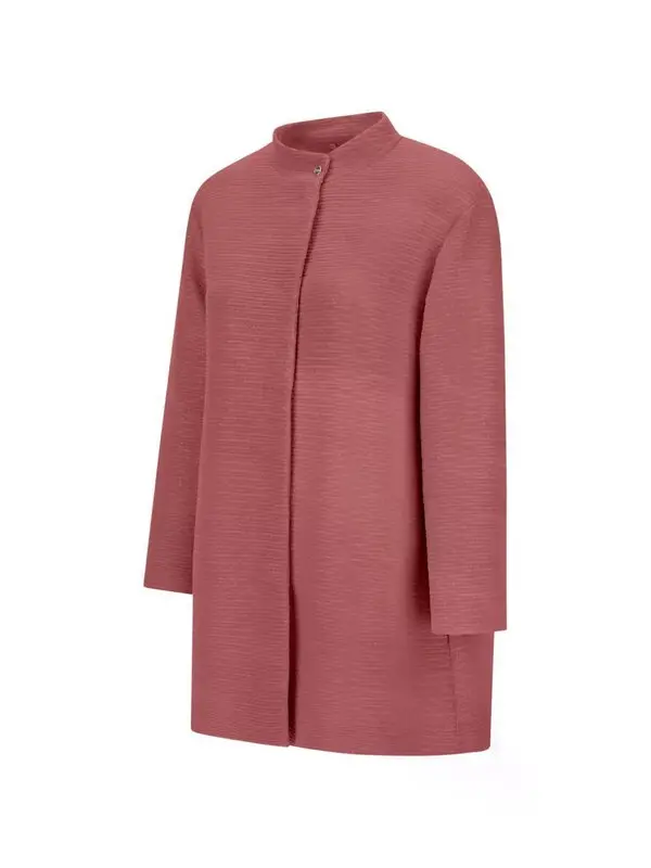 Herno Mid-length Coat With Stand Collar - Pink