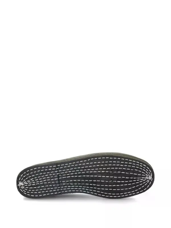 FORTELA Studded Suede Ballerinas - Green