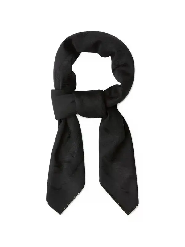 Shanghai Tang Tang Patterned Scarf - Black