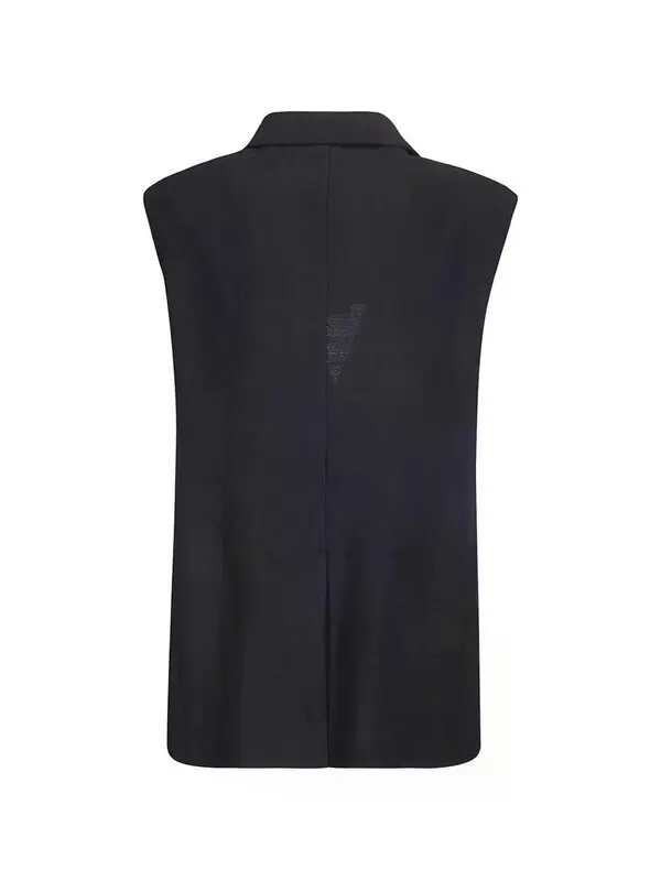 Tagliatore Bernice Double-breasted Waistcoat - Black