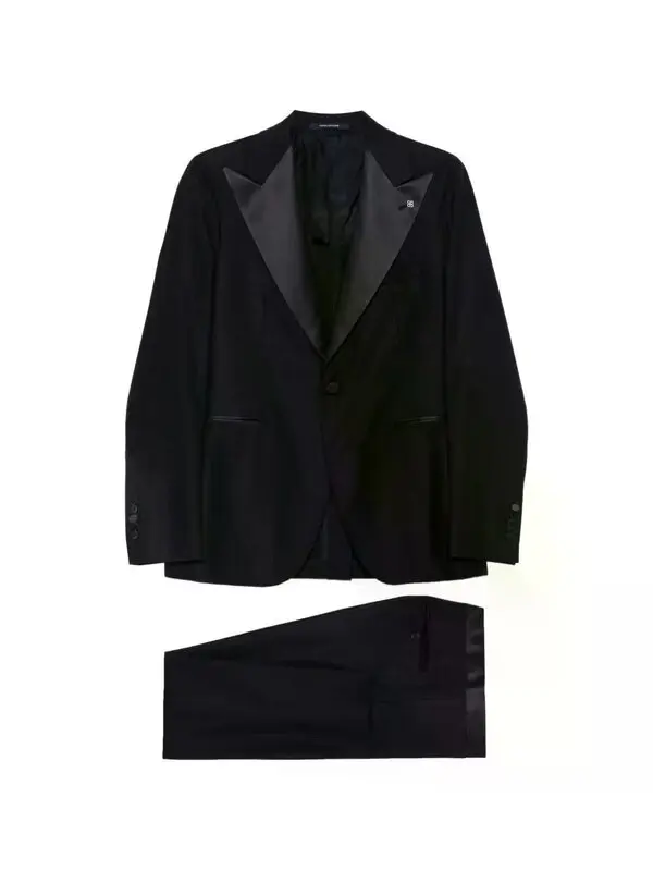 Tagliatore Button Single-breasted Suit - Black