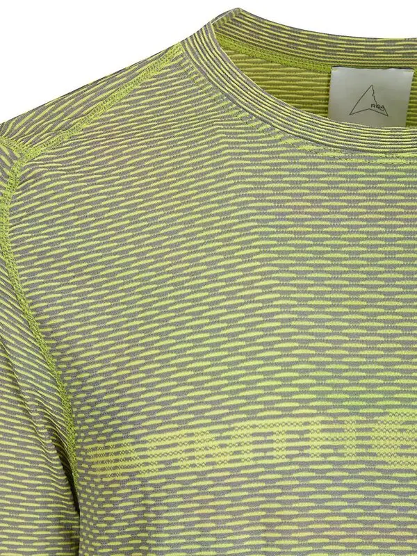 ROA Striped Long-sleeve T-shirt - Grey
