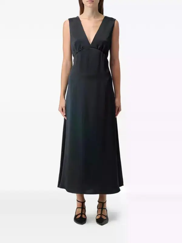 Max Mara V-neck A-line Dress