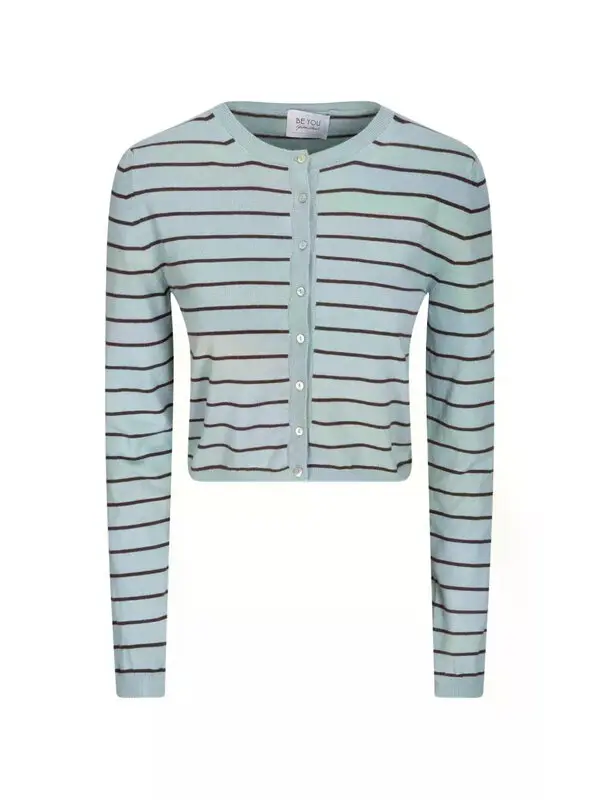 BE YOU Striped Cardigan