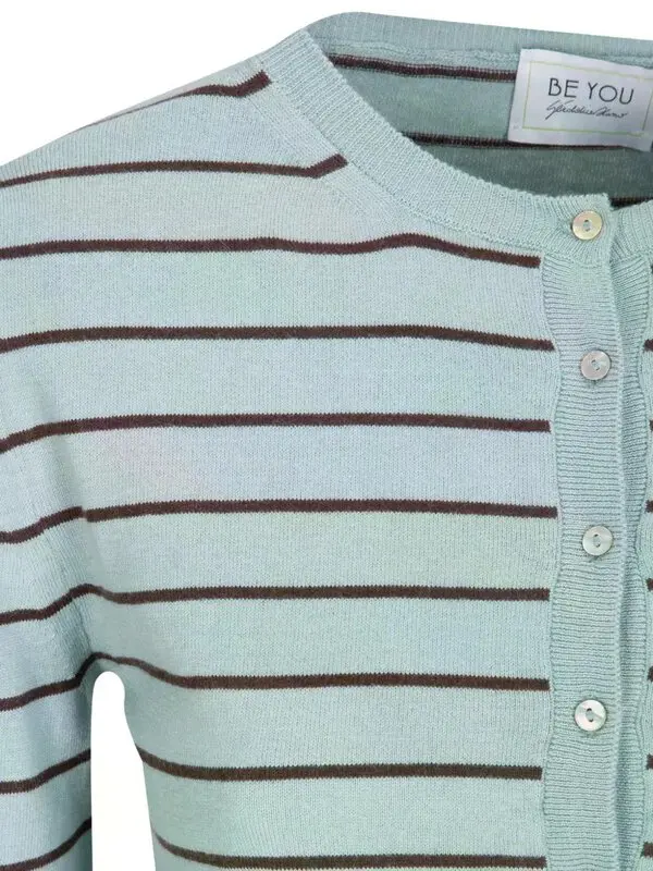 BE YOU Striped Cardigan