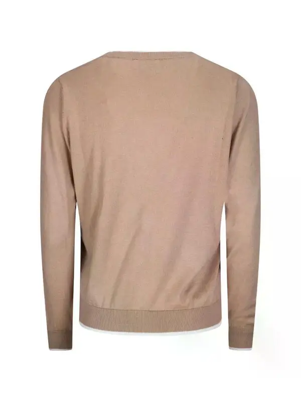 BE YOU Ribbed V-neck Cardigan