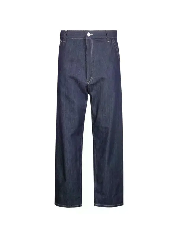 Sofie D'hoore Cropped Casual Trousers - Blue