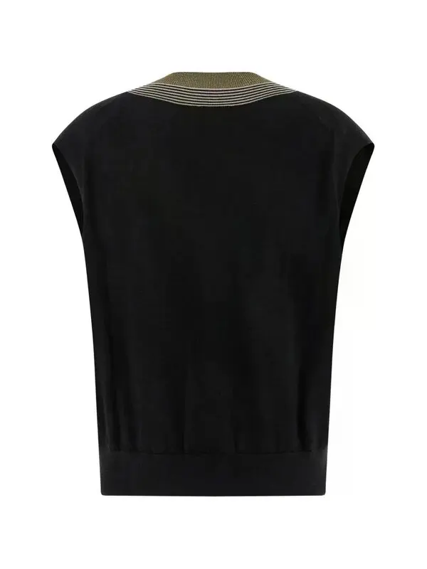 Brunello Cucinelli V-neck Striped Vest