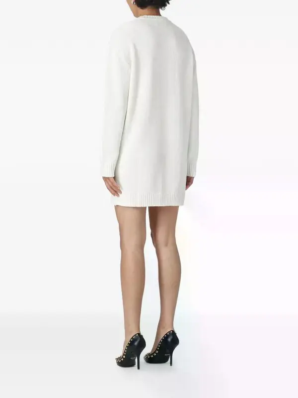 Moschino Embellished Peace Dress