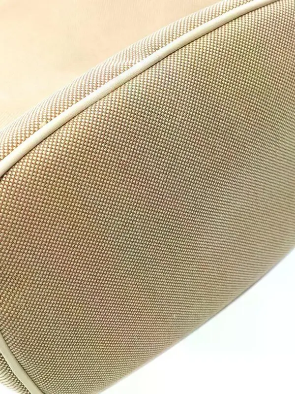 Prada 2010-2026 Canapa Logo Jacquard Bucket Bag - Brown