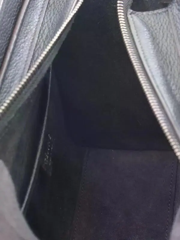 Celine 2010-2026 Nano Leather Luggage Tote Satchel - Black