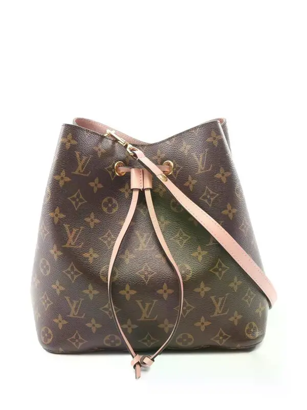 LOUIS VUITTON 2019 Monogram Neonoe Mm Bucket Bag - Brown