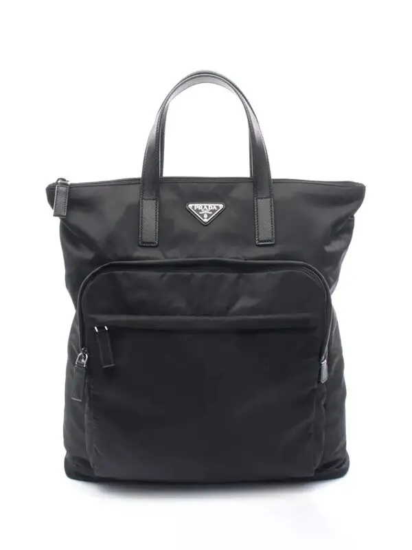 Prada Re-nylon And Saffiano Leather Backpack
