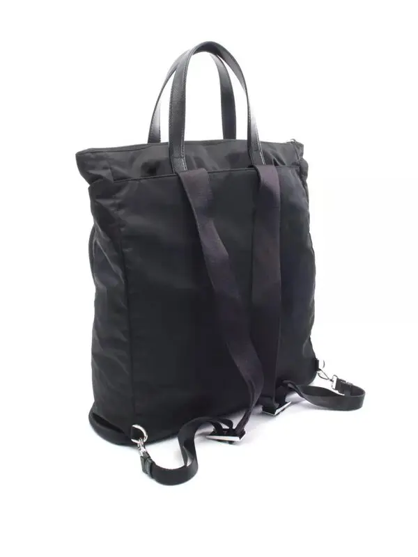 Prada Re-nylon And Saffiano Leather Backpack