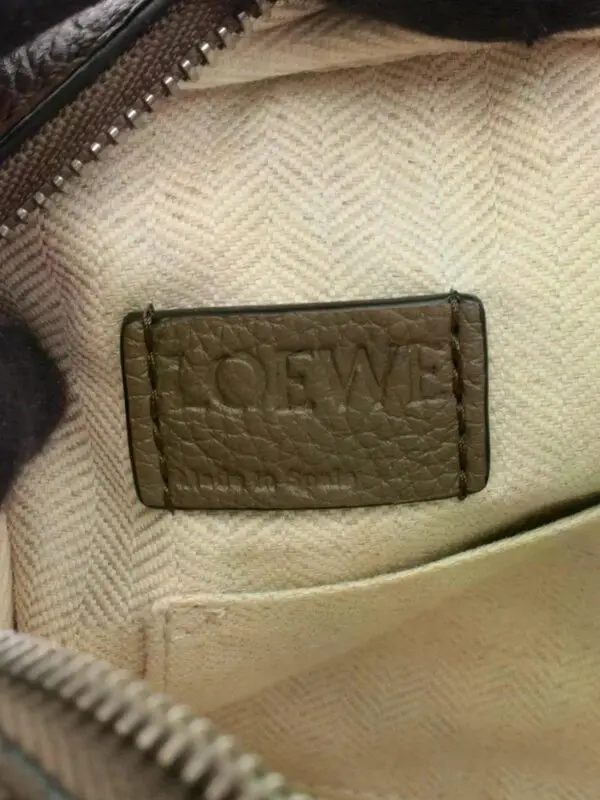 Loewe Xs Military Messenger Bag - Grey