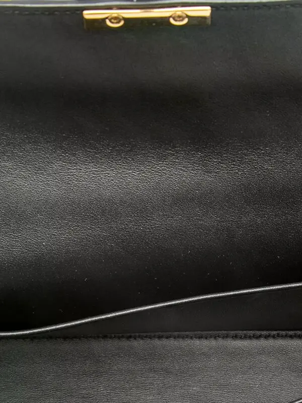 Celine 2000-2025 Smooth Calfskin Cuir Triomphe Chain Shoulder Bag