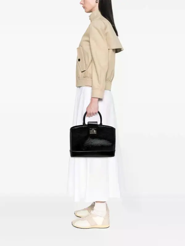LOUIS VUITTON 2011 Electric Epi Mirabeau Pm Satchel - Black