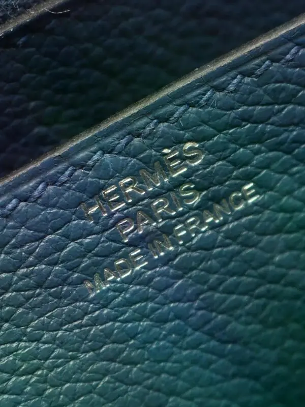 Hermès 2016 Mini Evercolor Convoyeur Crossbody Bag - Blue