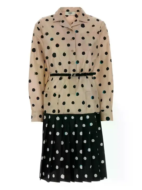 Fendi Polka-dot-pattern Dress
