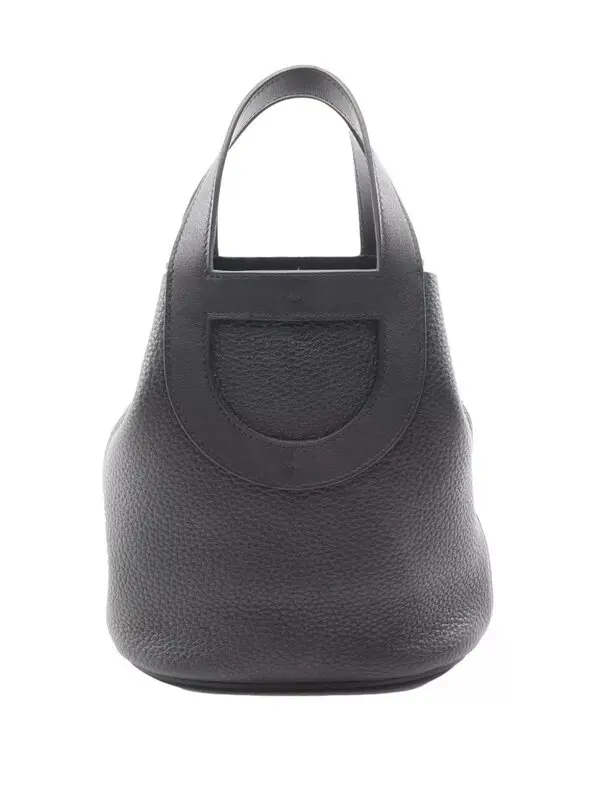 Hermès 2022 Clemence And Swift In The Loop 18 Handbag - Black