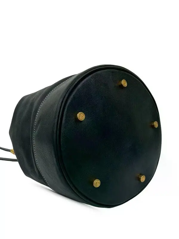 Loewe 2010-2025 Leather Anagram Bucket Bag - Blue