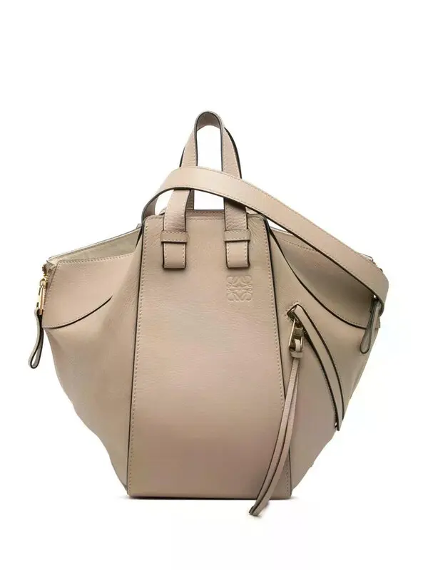 Loewe Small Grained Calfskin Hammock Bag - Brown