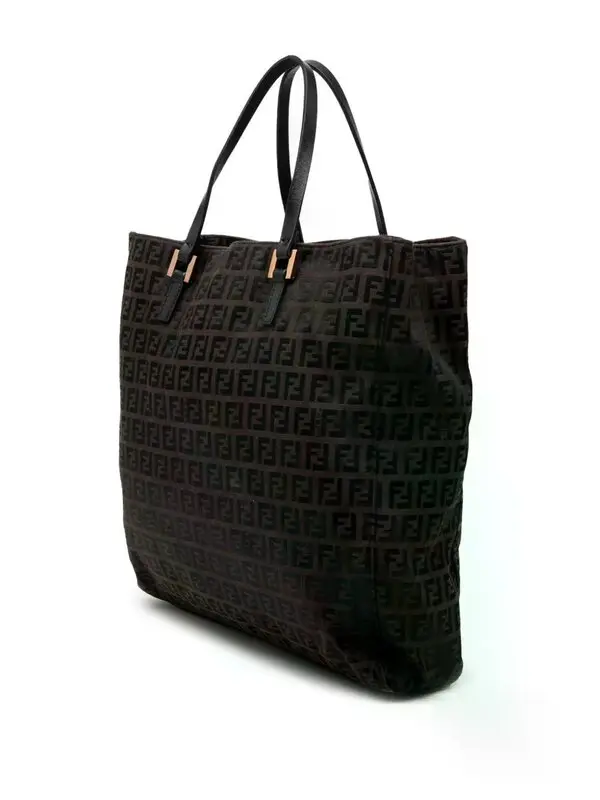Fendi 2000-2010 Zucchino Canvas Tote Bag