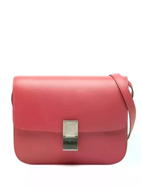 Celine 2017 Medium Classic Box Crossbody Bag - Pink