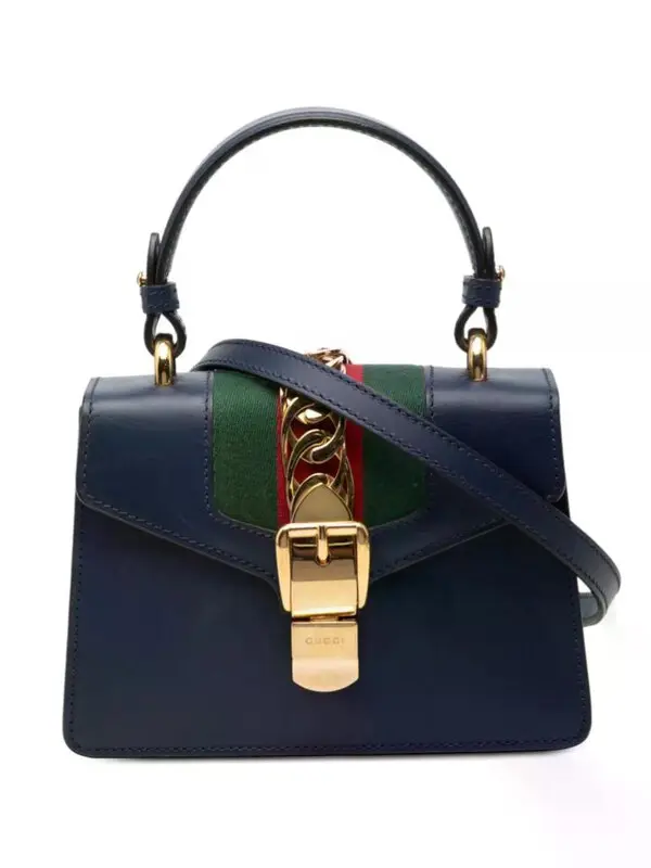 Gucci Mini Leather Sylvie Satchel